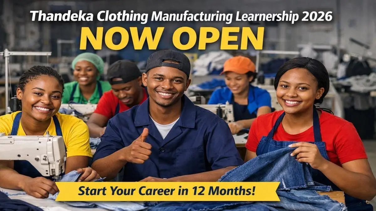 Thandeka Clothing Manufacturing Learnership 2026 Now Open – Start Your ...
