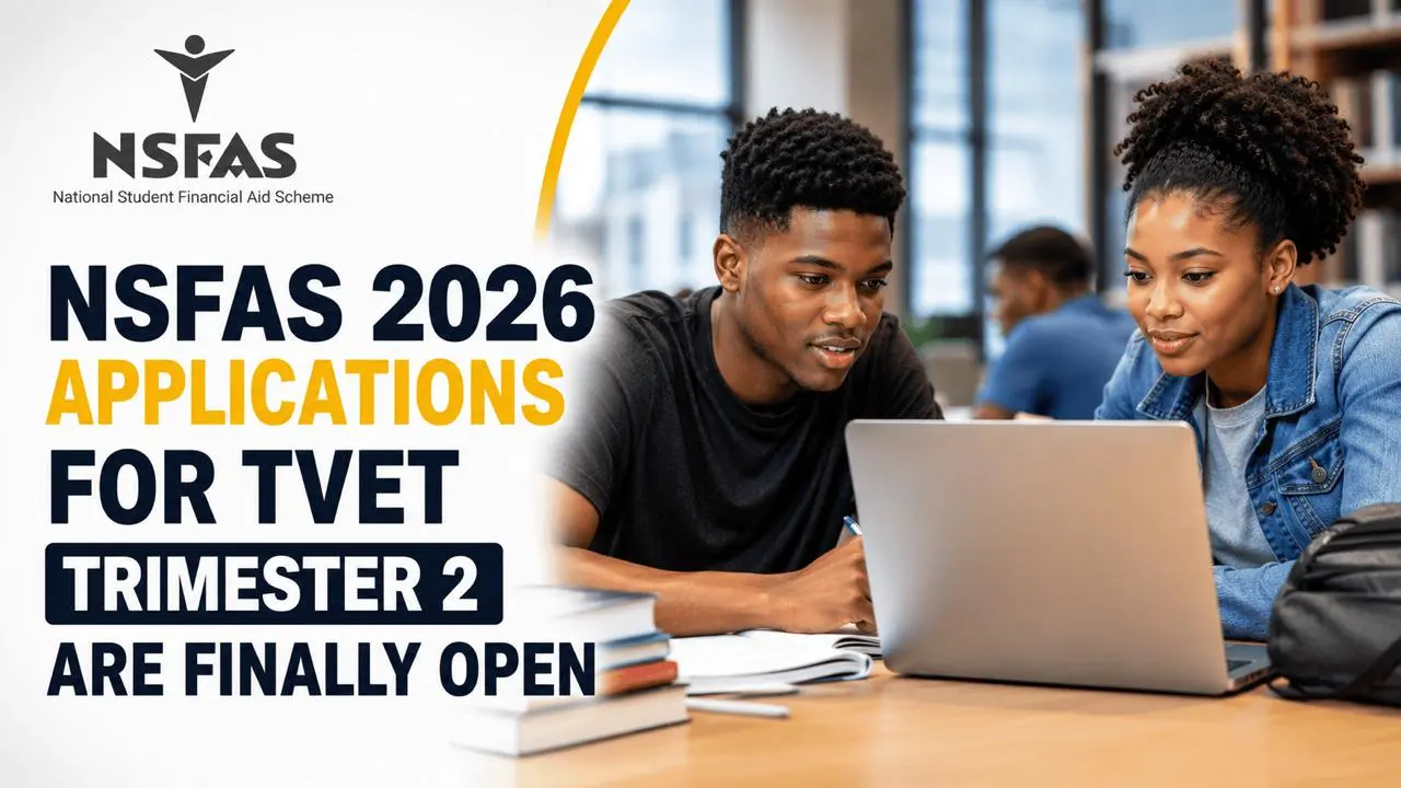 NSFAS 2026 Applications for TVET Trimester 2 Are Finally Open