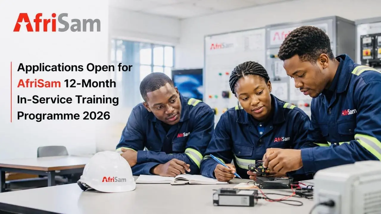 Applications Open for AfriSam 12-Month In-Service Training Programme 2026